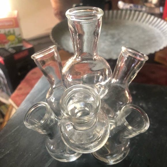 Vintage | Accents | Vintage Mini Bubble Glass Tube Vases For Rooting ...